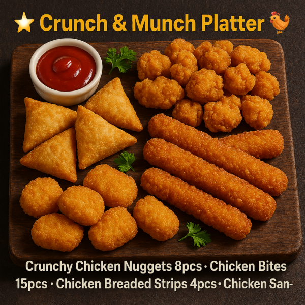 ⭐ Crunch & Munch Platter 🐔🔥 – maxfoodsonline